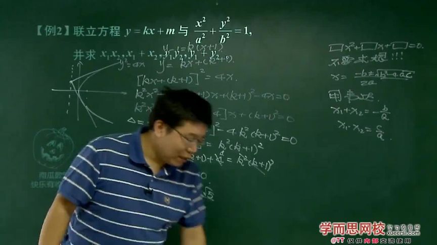 14(2)直线与圆锥曲线(二)联立与韦达定理例1