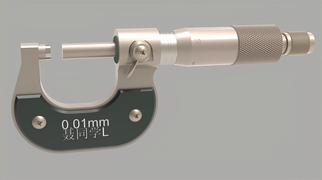 用3D动画带你了解,螺旋测微器的内部组成及其工作原理