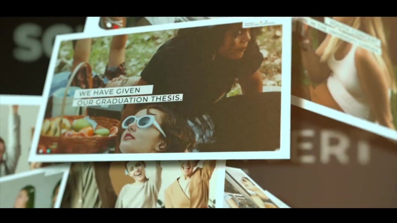 5481-纪念回忆空间旋转展示照片电子相册AE模板