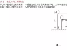 高中高三总复习物理常见模型七__人船模型(1)