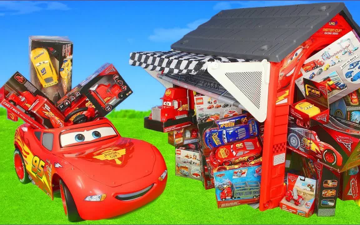 汽车3车库儿童游乐场,孩子们的玩具世界,早教益智玩具