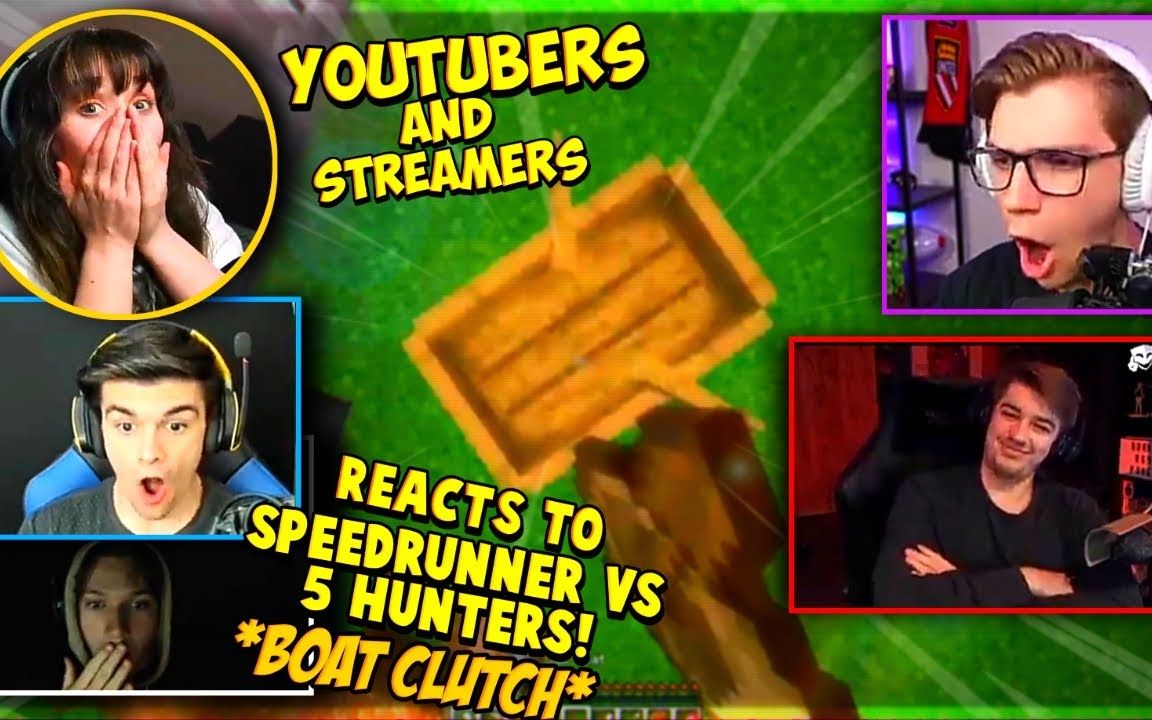 【Dream猎人游戏】速通者 VS 5名猎人 [第一部] 机翻半熟 我的世界...