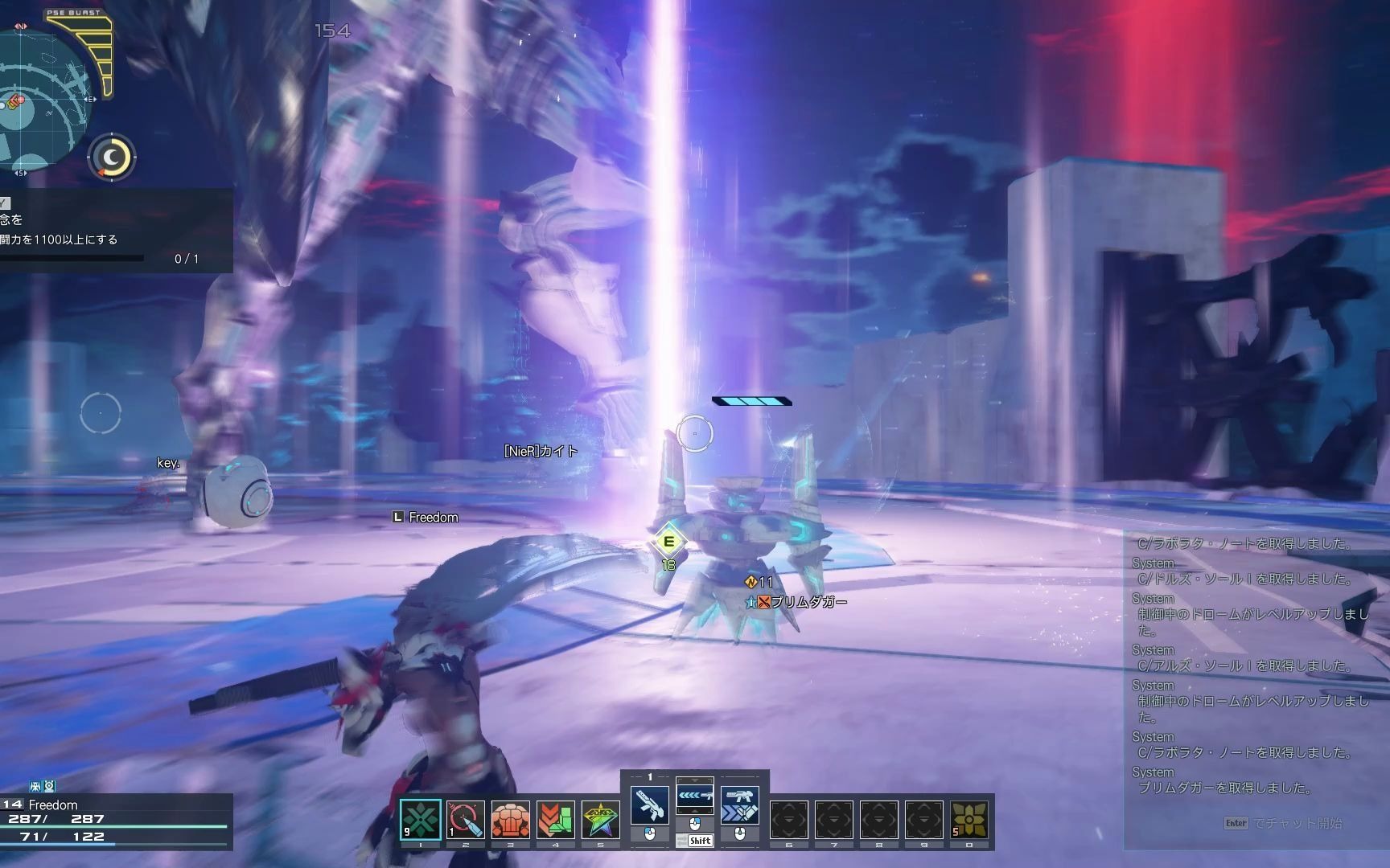 【PSO2.NGS】这游戏和原神还是有很大区别的。