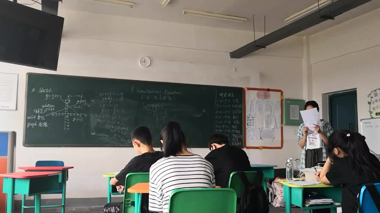 #沈阳# 双语数学课布置作业