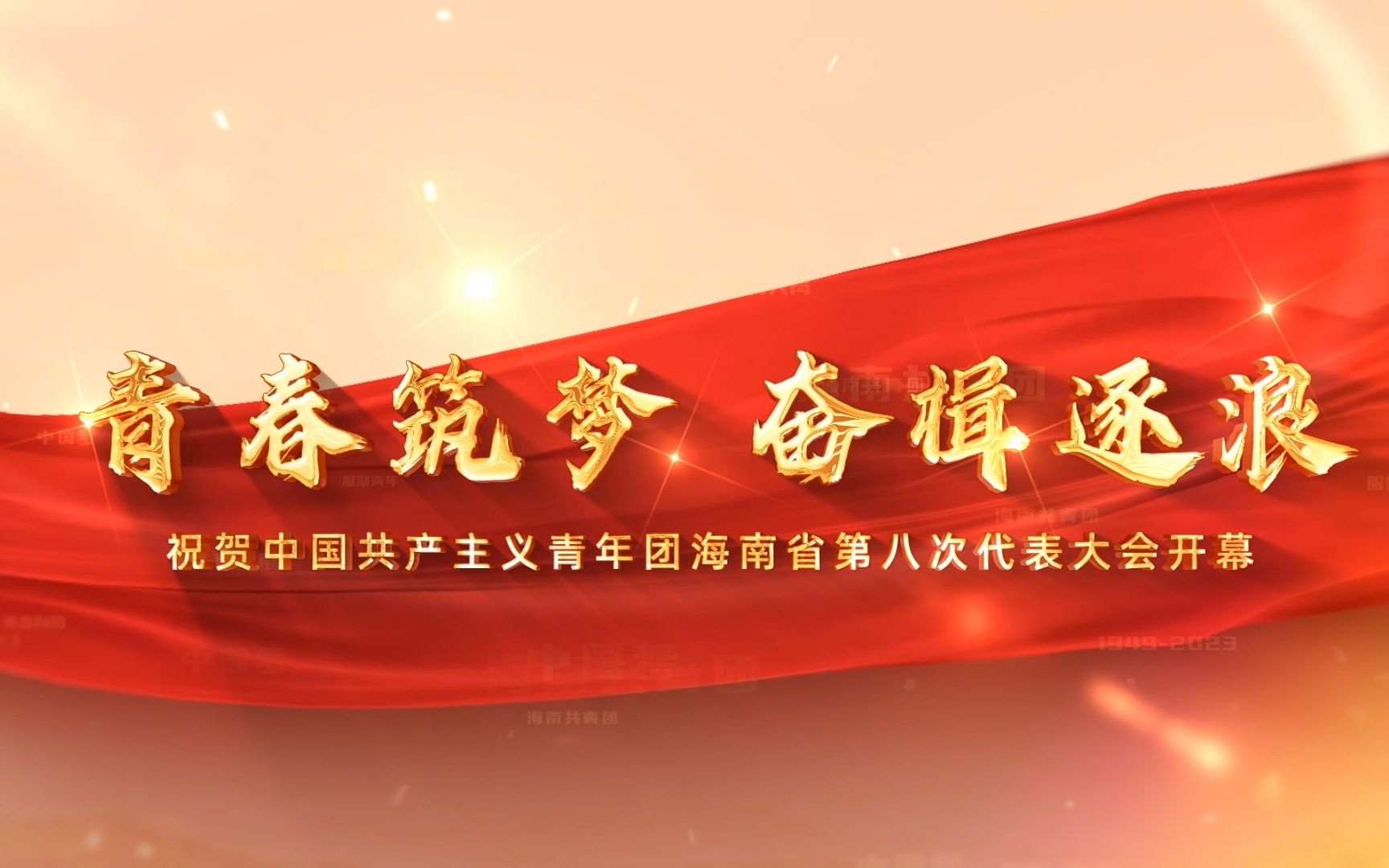 海南省第八次团代会视频