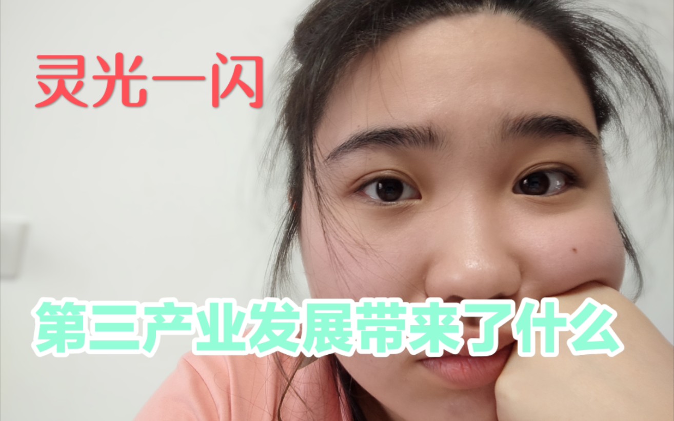 第三产业的发展程度为什么能作为评判一地区繁荣的标准?第三产业的...