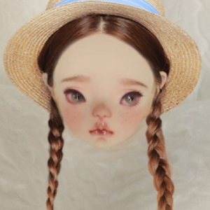 南瓜上的松果儿 