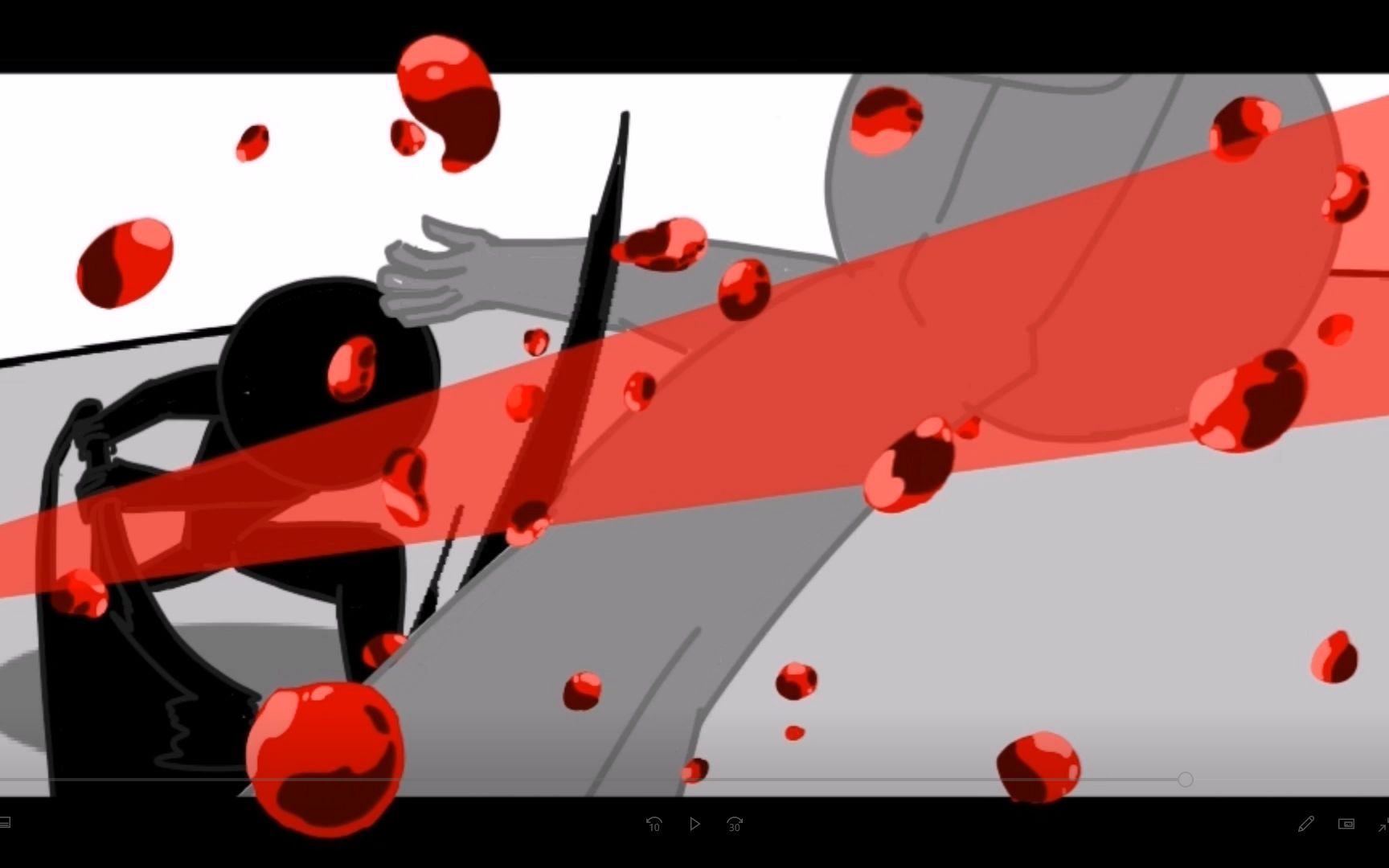 【火柴人动画】以游戏方式展开的燃向火柴人动画