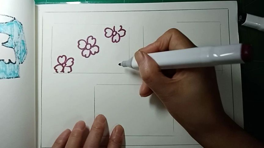 一年级美术课堂作业示范画:我设计的新发布