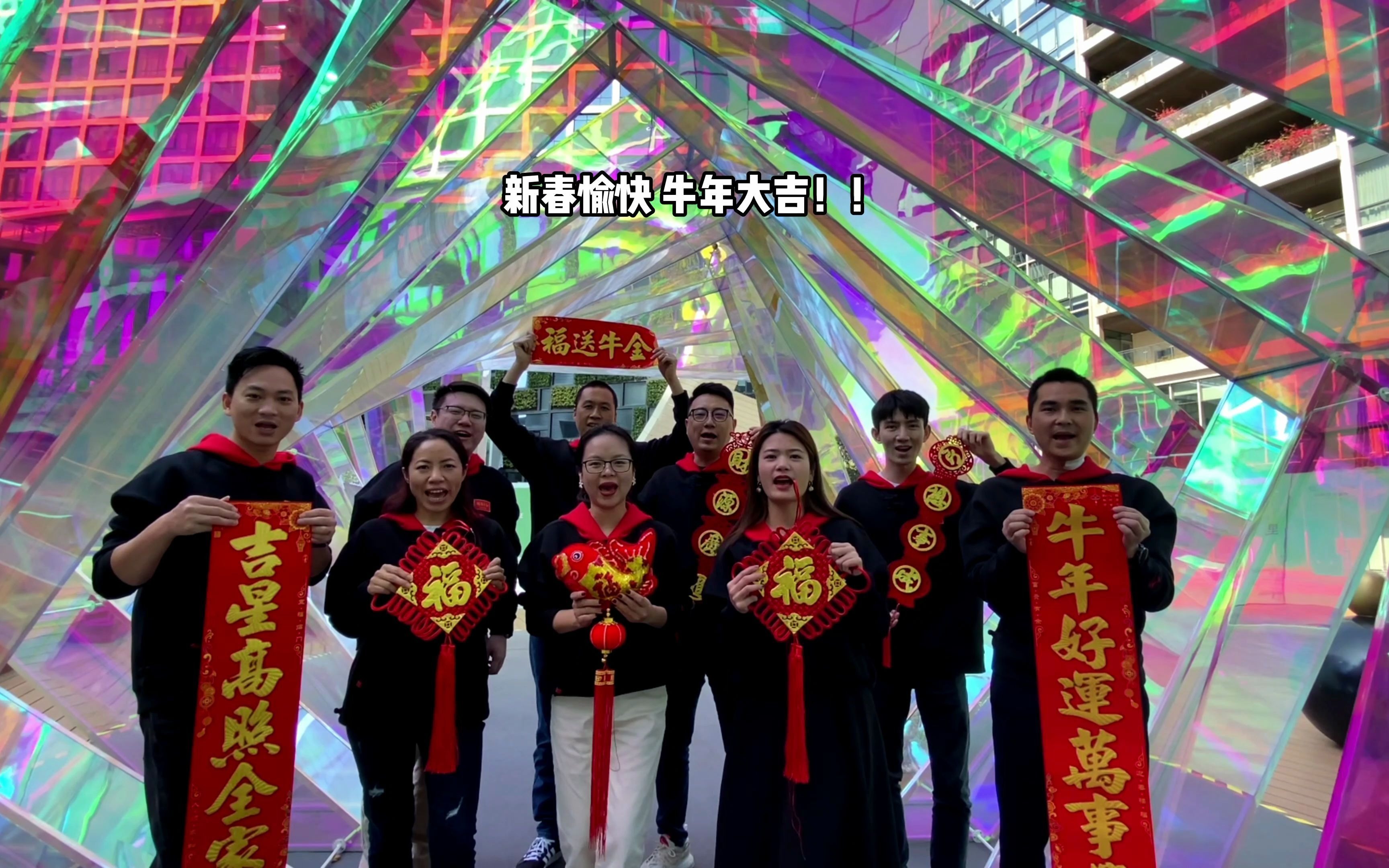 公司新年团拜视频
