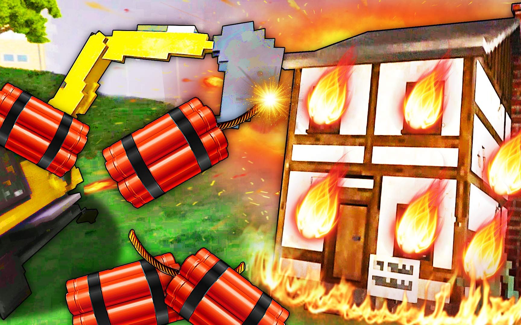 拆迁模拟器 我开蓝翔挖掘机把一个钉子户夷为了平地 成哔哔解说