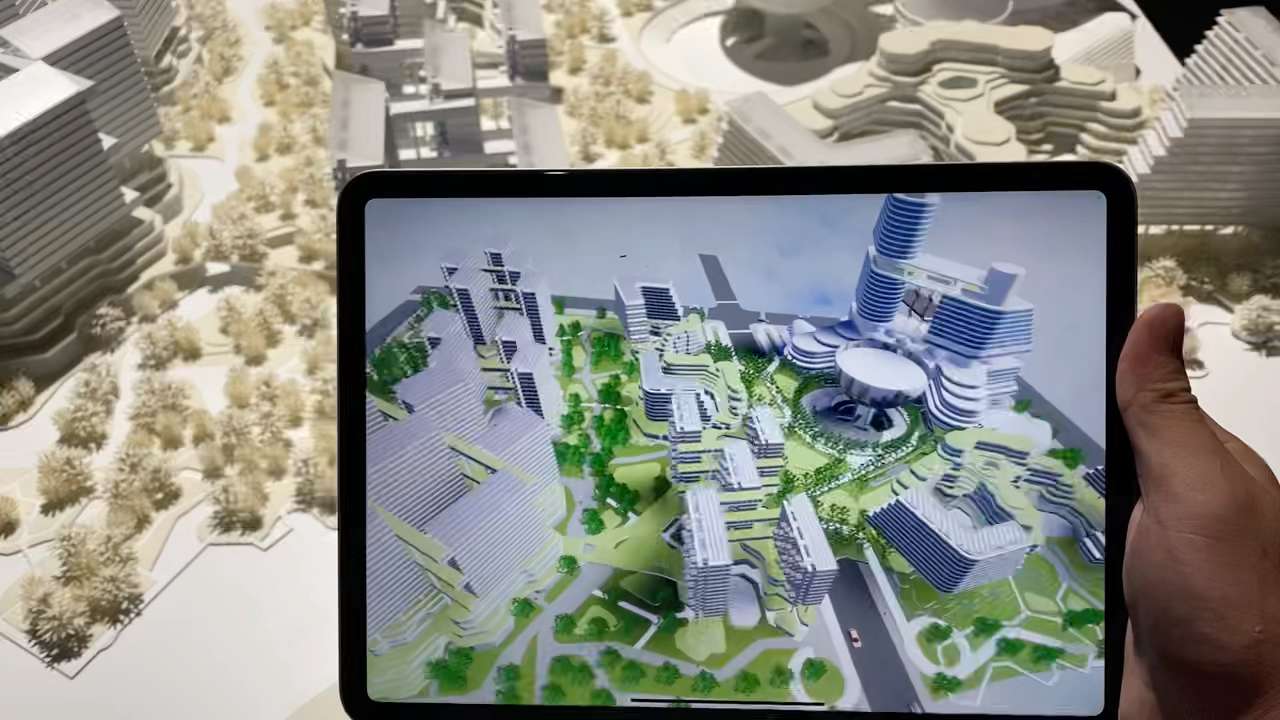 AR沙盘互动,AR模型识别,AR物体识别,AR现实增强