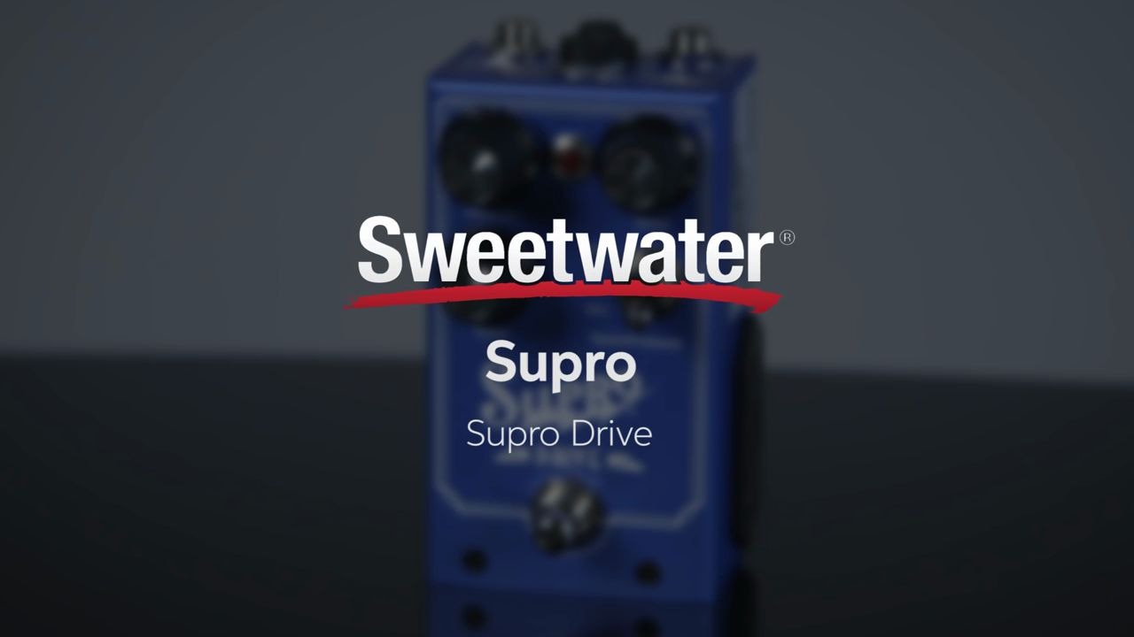 把自家音箱装进单块里面的效果器!Supro Drive Pedal 过载单块效果器...