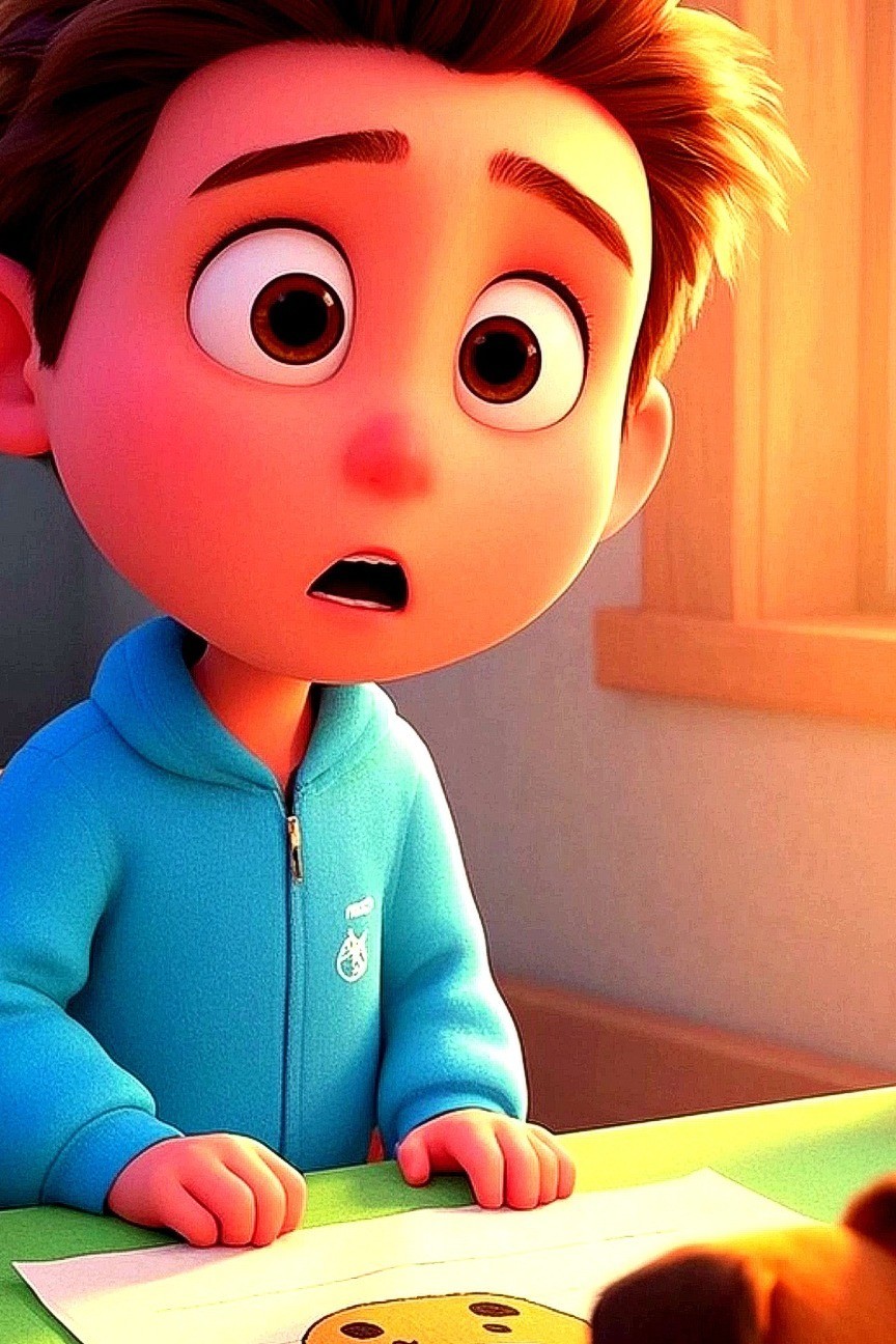 少儿动漫,小烁画全家福,每个人都笑哈哈