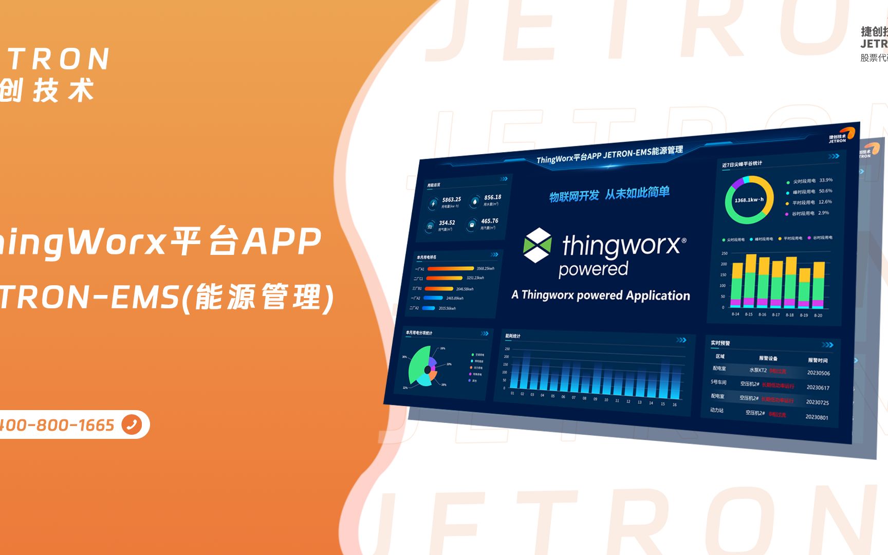 ThingWorx平台APP JETRON-MES能源管理