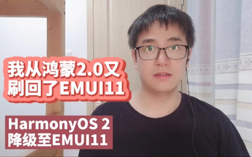 我从华为鸿蒙HarmonyOS 2.0系统刷回了EMUI11旧版本系统|华为手机...