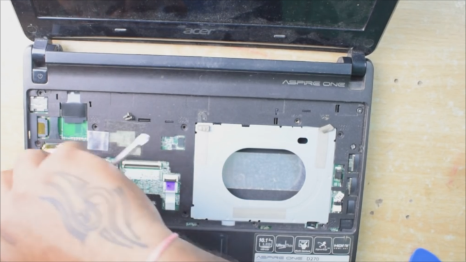 宏基acer笔记本拆解