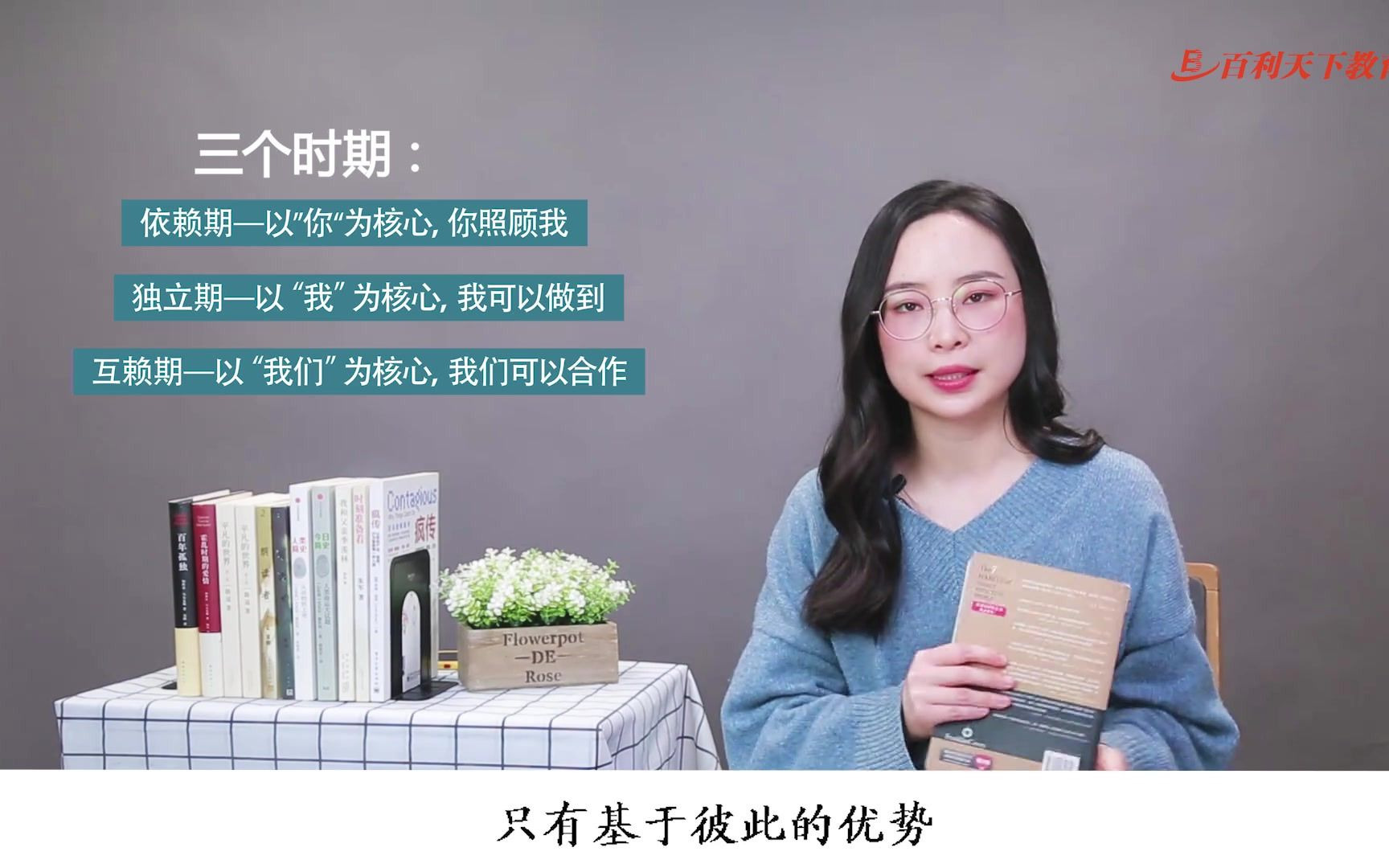 百利天下 |《高效能人士的七个习惯》--高效制定计划,高效完成工作