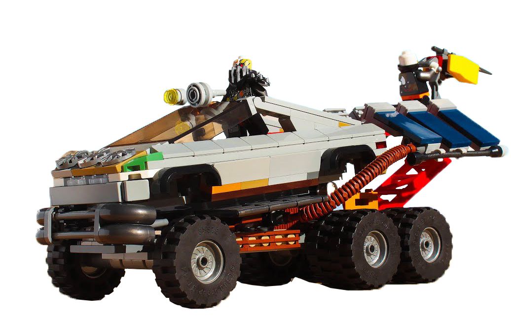 乐高MOC教程 特斯拉电动皮卡 疯狂麦克斯版本 拼搭指南