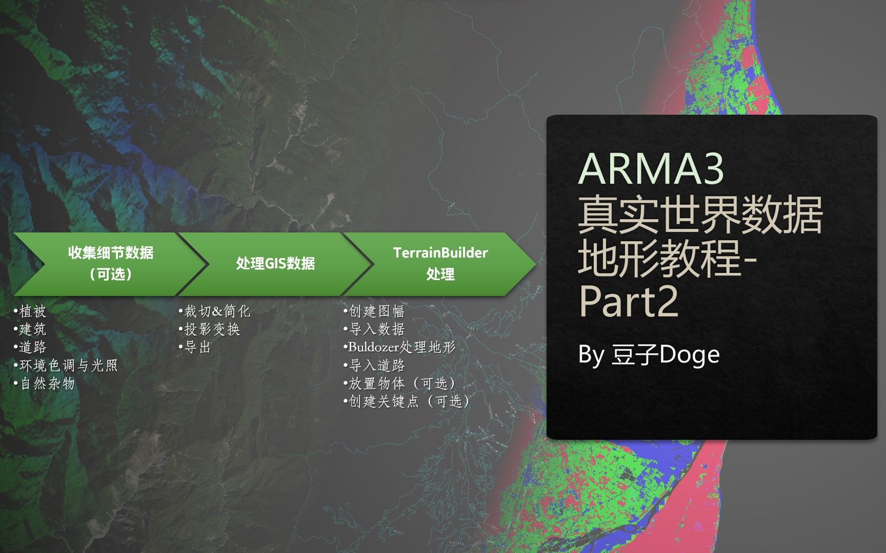 豆子のArma3地形制作系列教程6-处理GIS数据