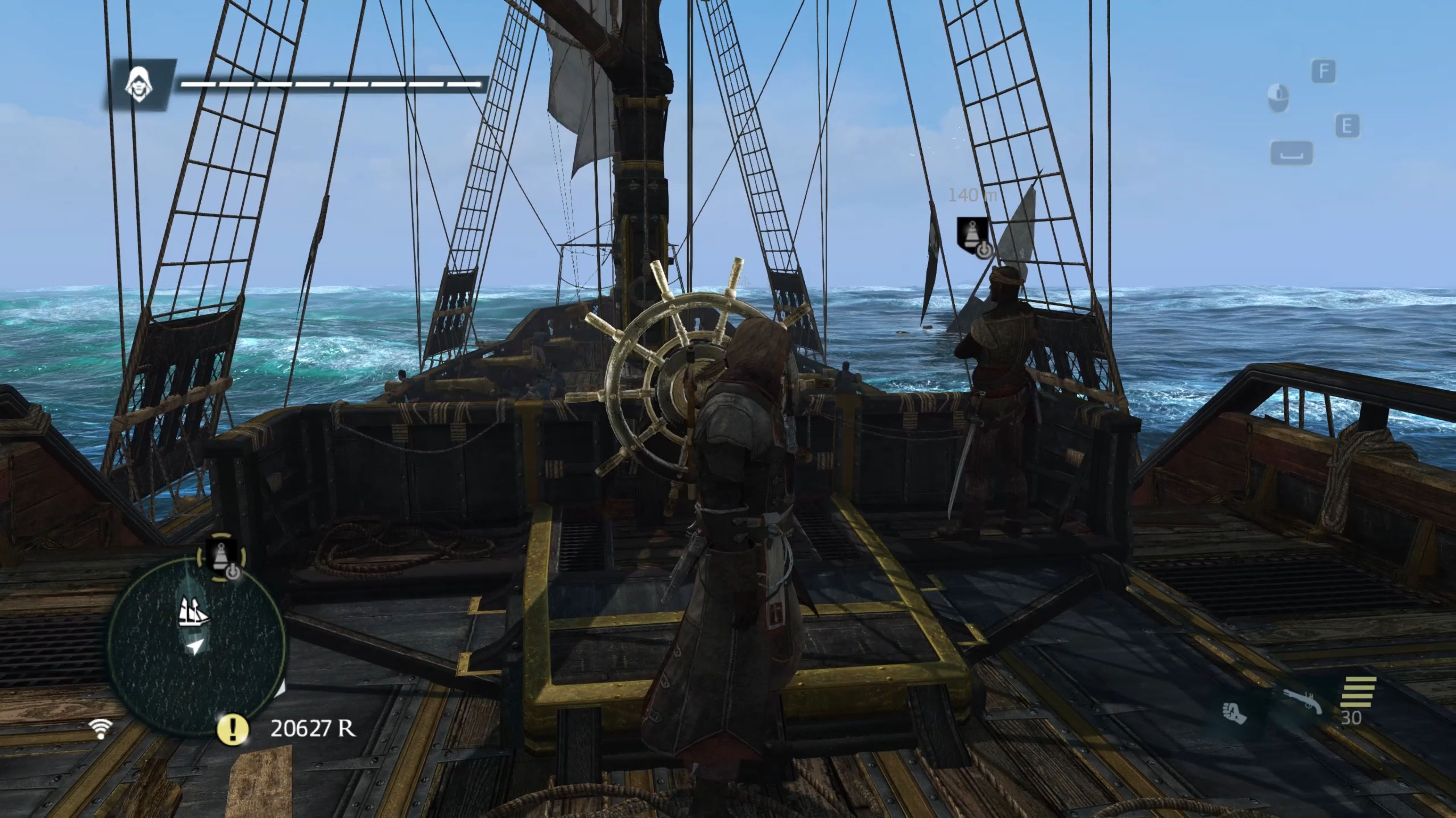 【刺客信条4 黑旗】35期:计划 精英回旋炮 详细位置 实况攻略 恶魔之眼...