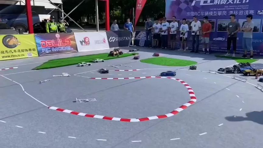 模型车比赛 #娱乐#孩子再也玩手机了#