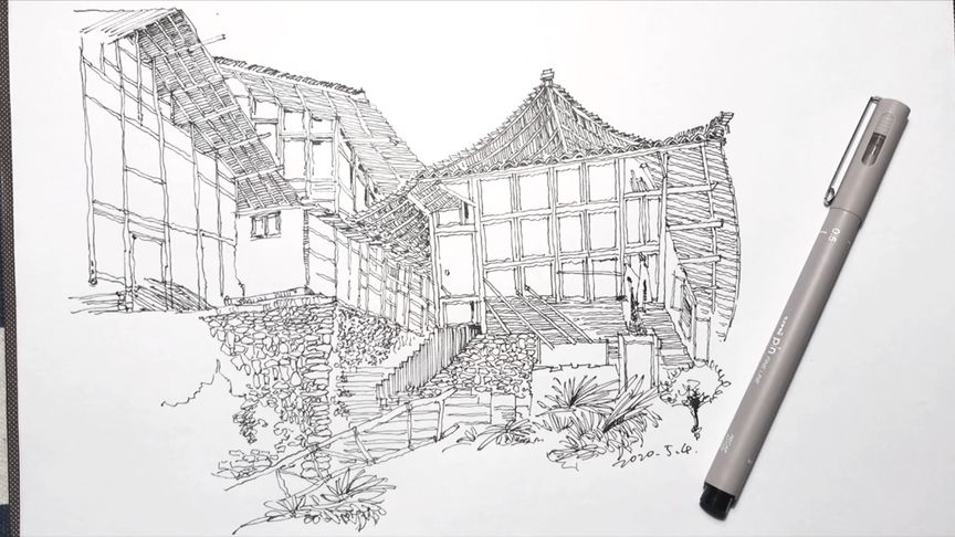 钢笔画应该怎样学?超实用绘画技法,耐得住寂寞的人才能画好画!