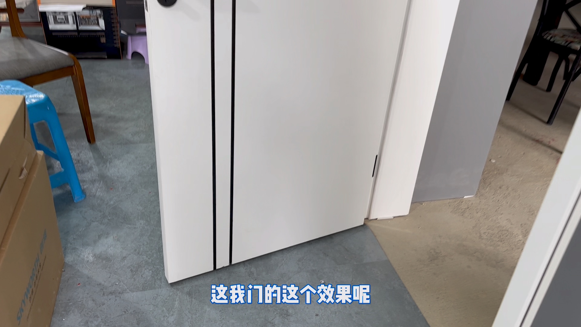 今天卖出去3个实木复合烤漆门,价格客人很满意,主要是质量很好