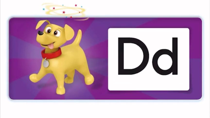 ߔ�26个大小写英文字母写法、发音以及代表单词系列:字母Dd～