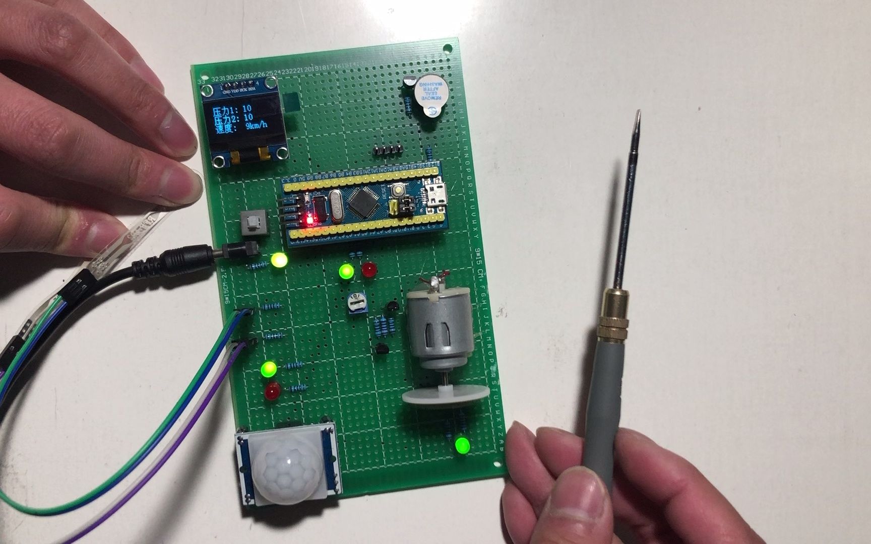 S-083STM32非机动车安全驾驶检测