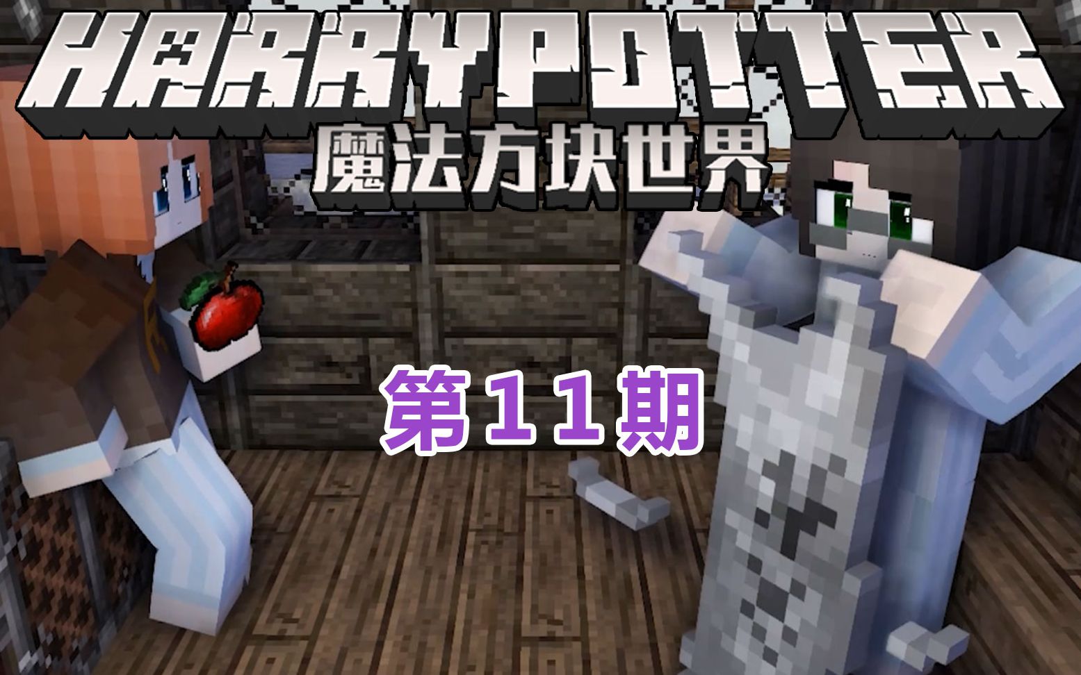 【MC动画 哈利波特】人生第一次收到圣诞礼物,哈利高兴的要飞起来了~