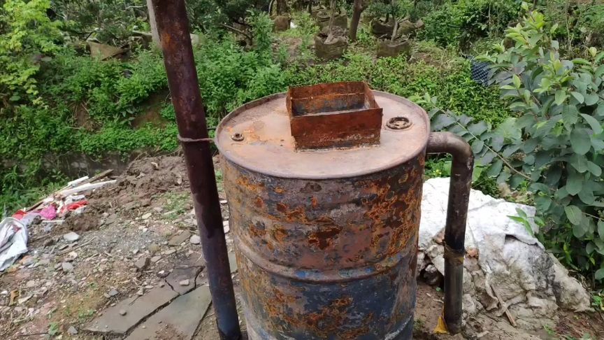 铁皮油桶烧木炭油桶基本结构介绍