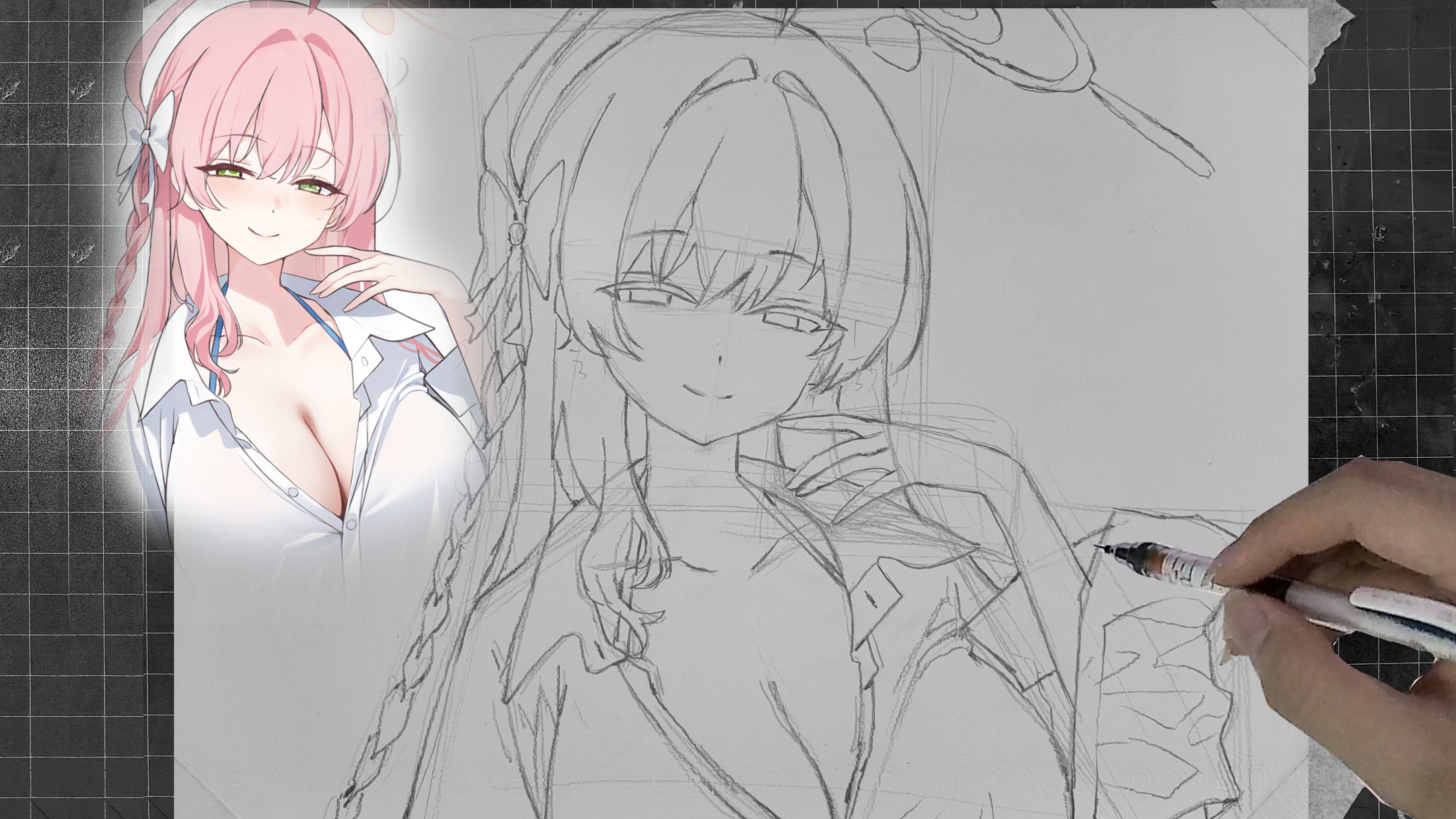 【起稿教程】教你如何画好一只可爱的花子!ᕕ(◠ω◠)ᕗ花子为师我...