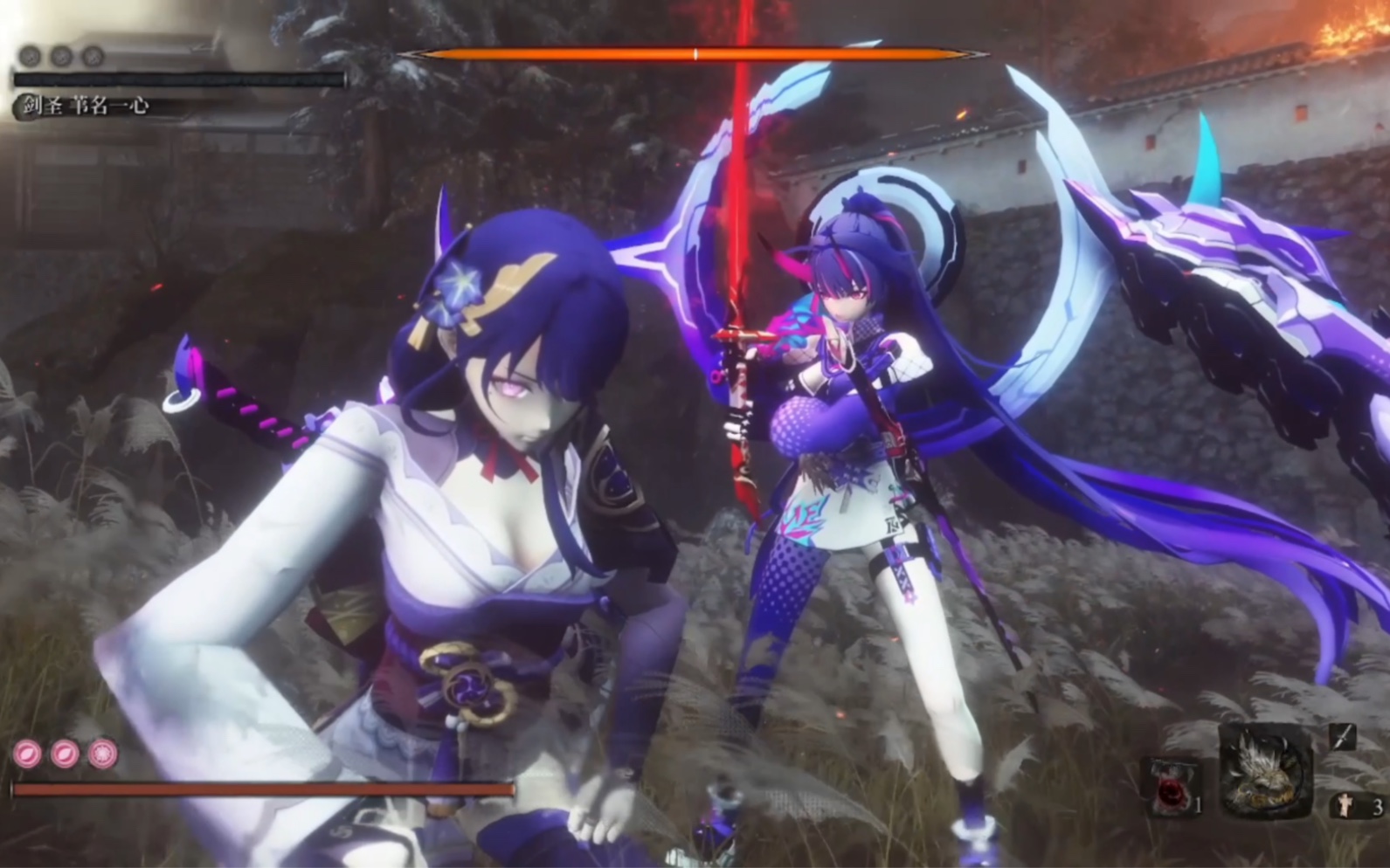 雷之律者 对战 雷电将军 真我的对决(只狼mod测试,本次更新了武器...