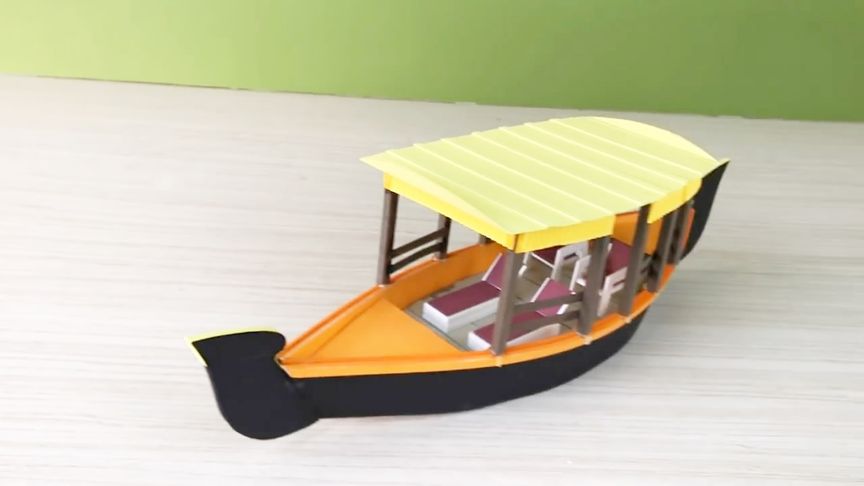 创意手工教程,3分钟,带你学习如何制作漂亮的小纸船!
