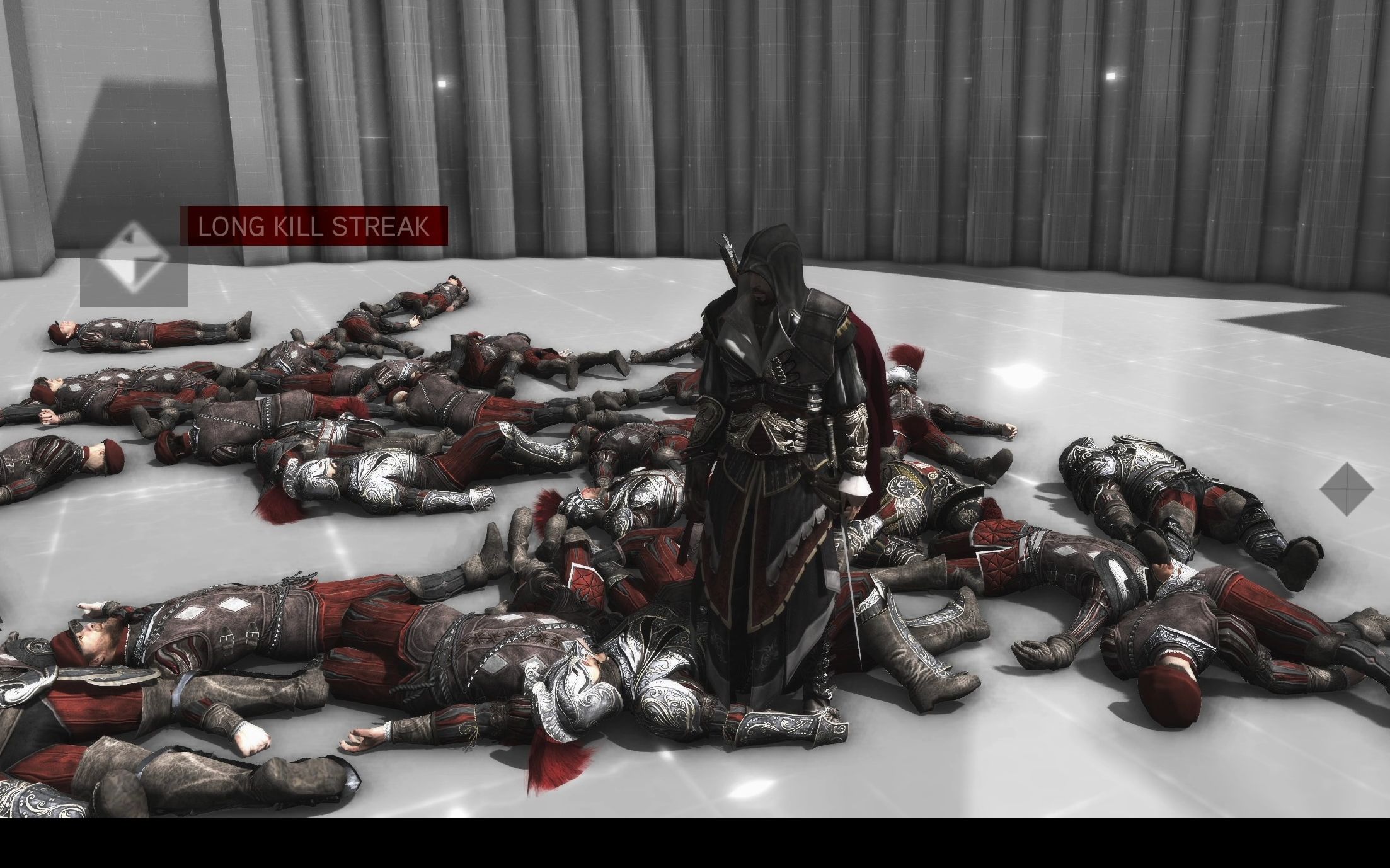 【刺客信条:兄弟会】最高连杀41个,累计53个。后面一不注意,连杀居然...