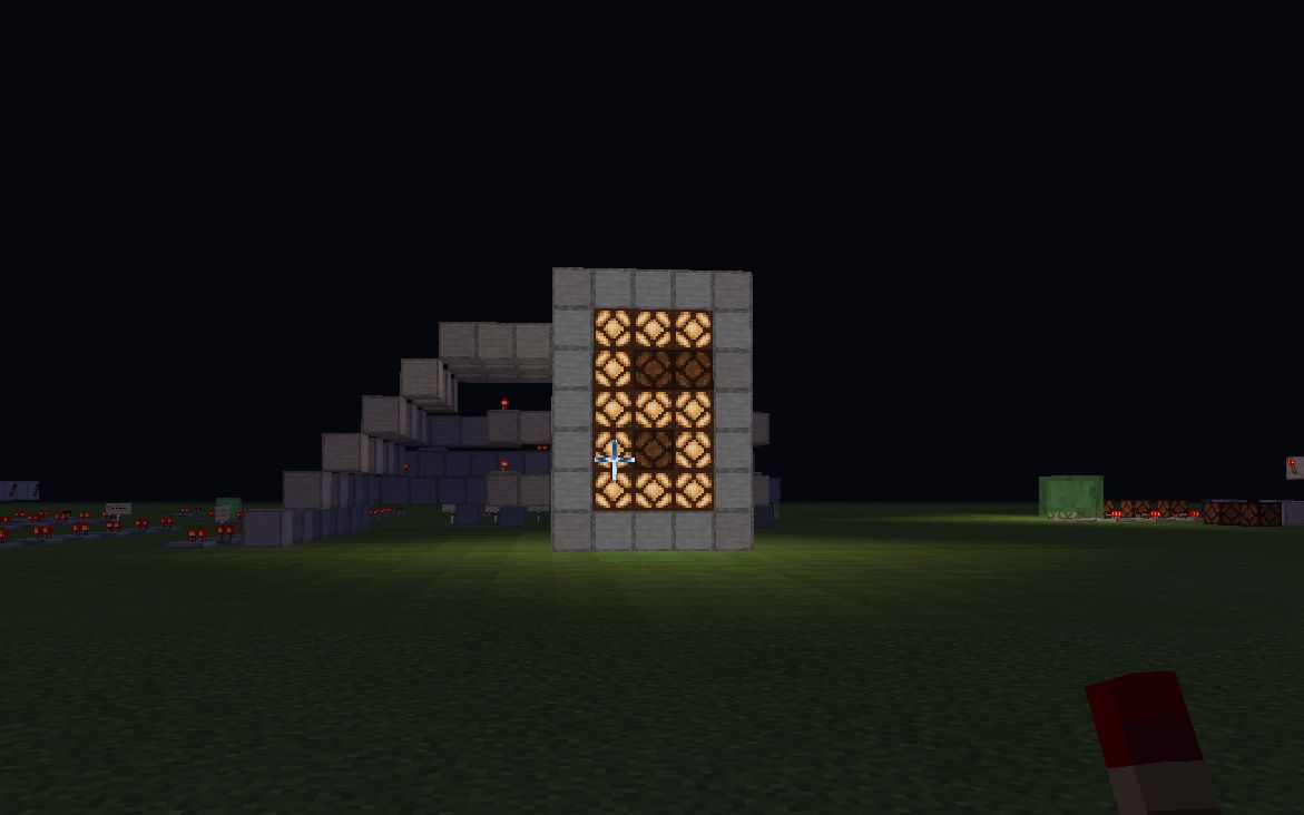 【我的世界】最简单的一位数显示屏-纯萌新自学大佬轻喷=。=