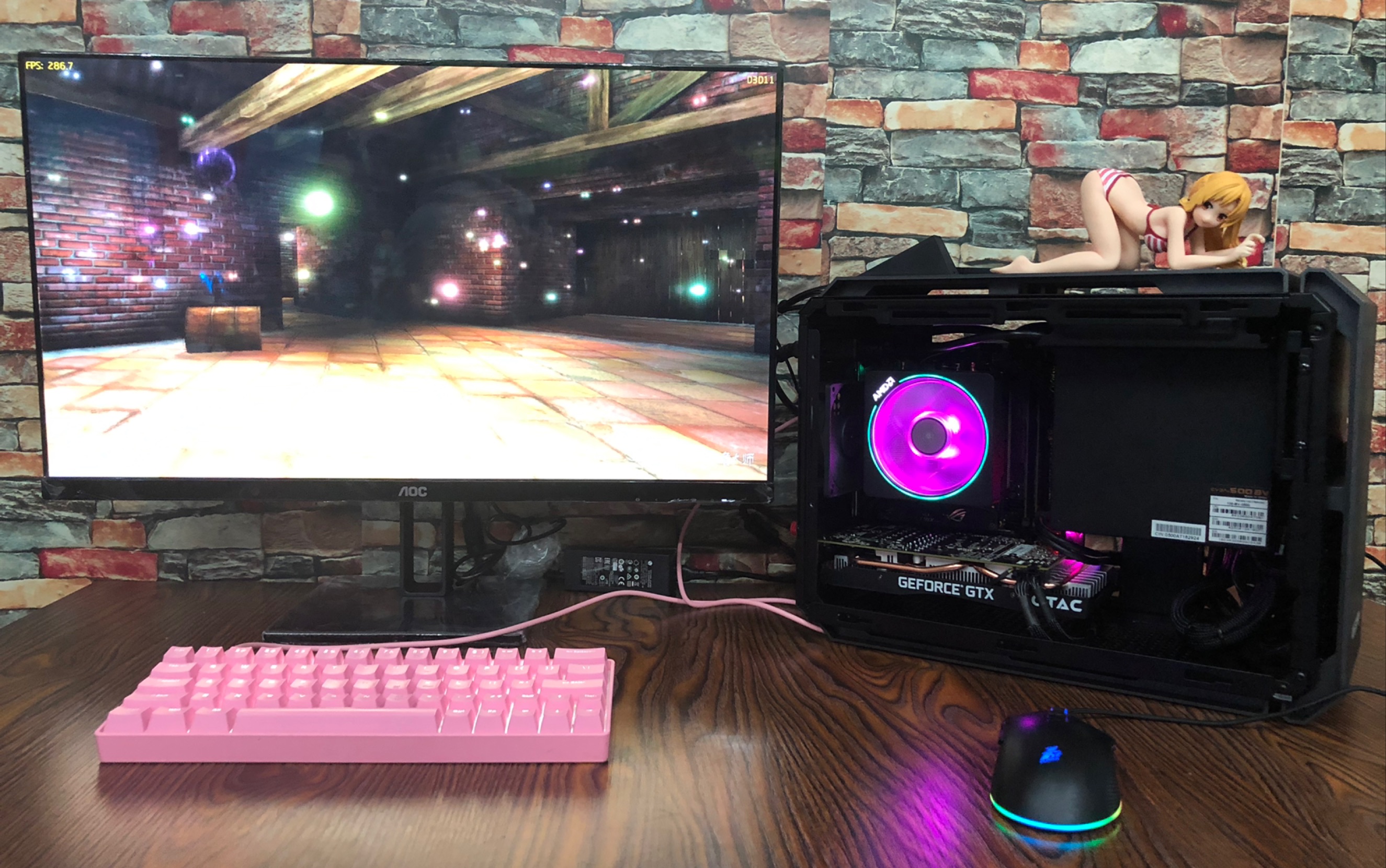 ...超频3.8Hz 索泰GTX1660Ti 6G 骨伽QBX地表散热最强ITX主机方案!