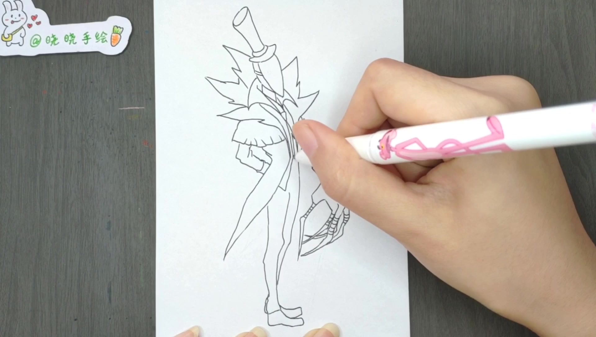 第五人格里最恐怖的角色是谁?杰克算一个吗?手绘趣味简笔画