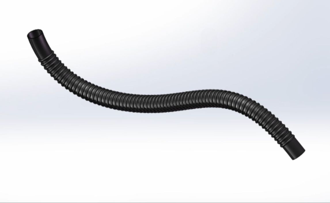 SolidWorks中波纹管这样画几步就搞定了