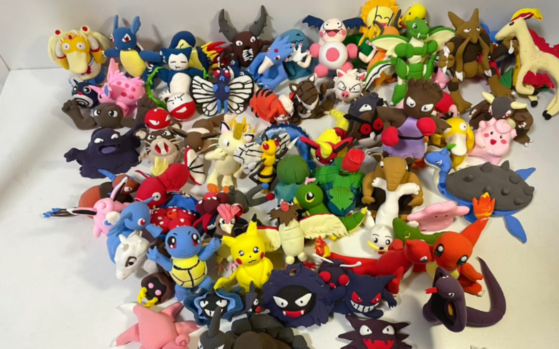 超轻粘土——神奇宝贝大大大合集,做了四个月了不容易啊哈哈