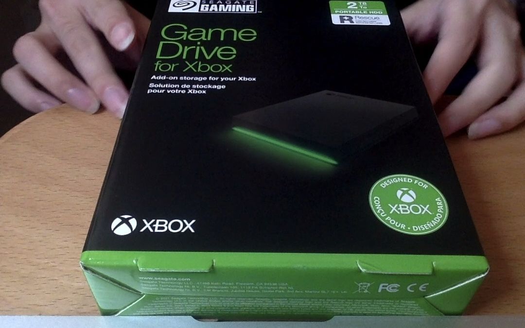 【开箱】Game Drive for Xbox 希捷(SEAGATE GAMING)移动硬盘2TB ...