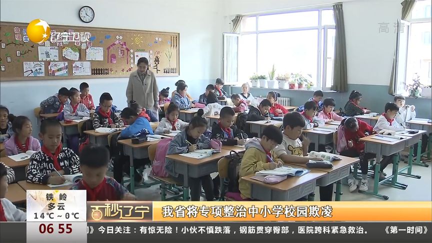 辽宁省将专项整治中小学校园欺凌