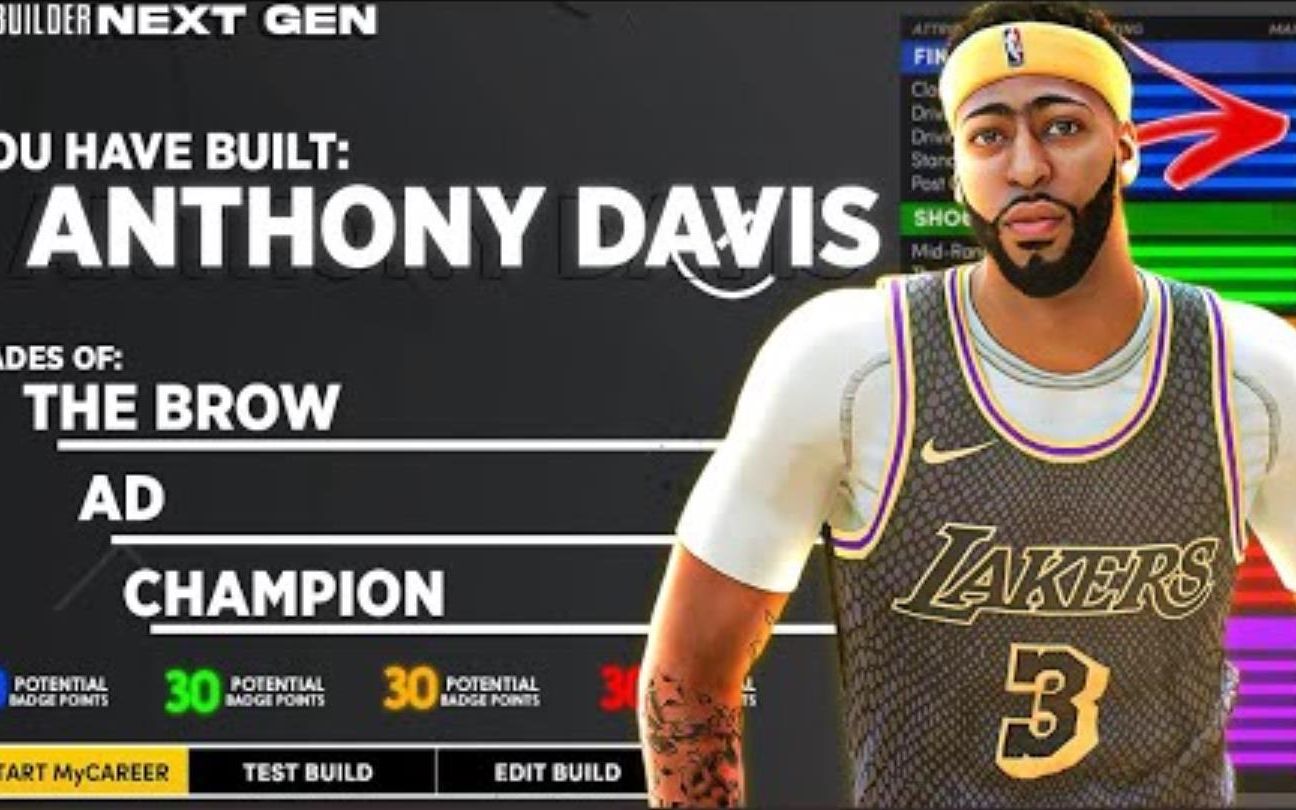 【NBA2K21】球星向建模之安东尼·戴维斯