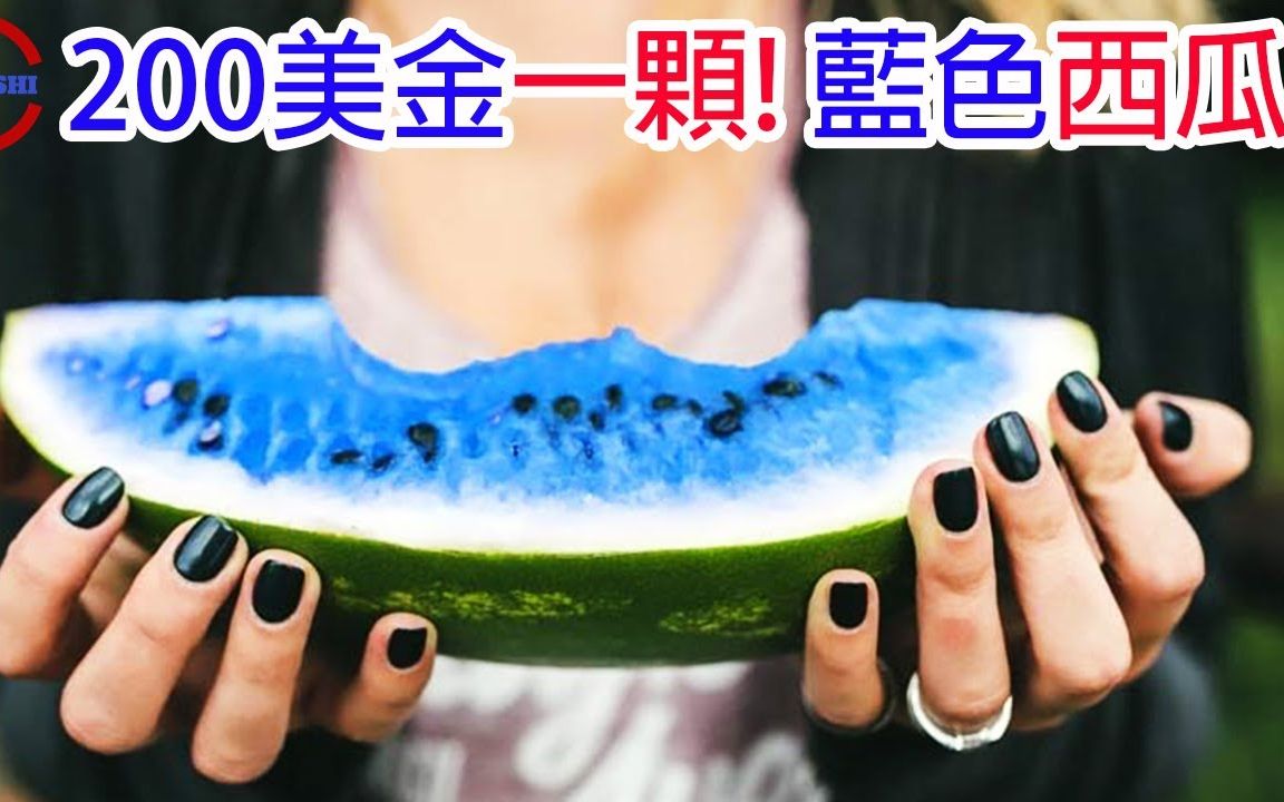[TOP3]网上疯传能改变味觉的蓝色西瓜 | 一颗200美金的神瓜 | 果实裡有...