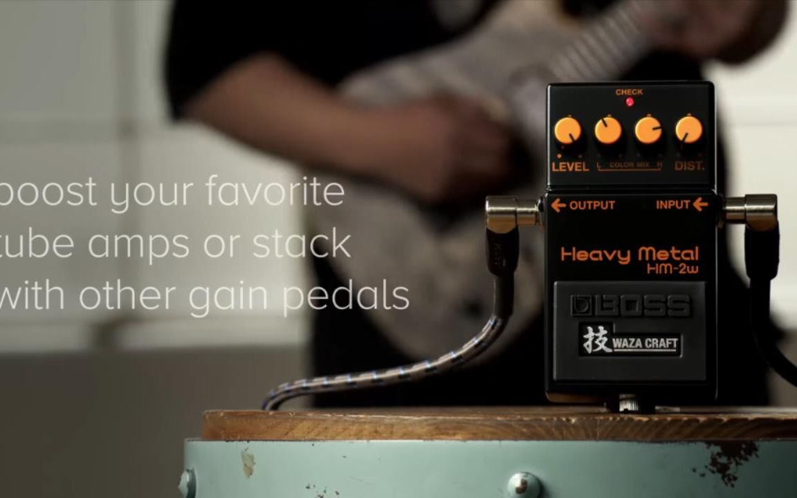 ...BOSS发布HM-2W Heavy Metal 重型金属失真单块效果器 技系列 Waza