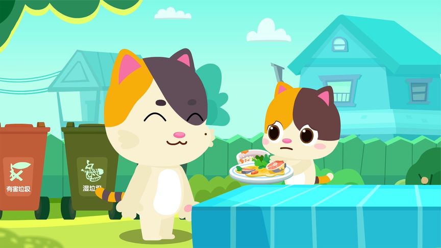 宝宝巴士之学垃圾分类——厨余垃圾扔哪里,垃圾分类并不难
