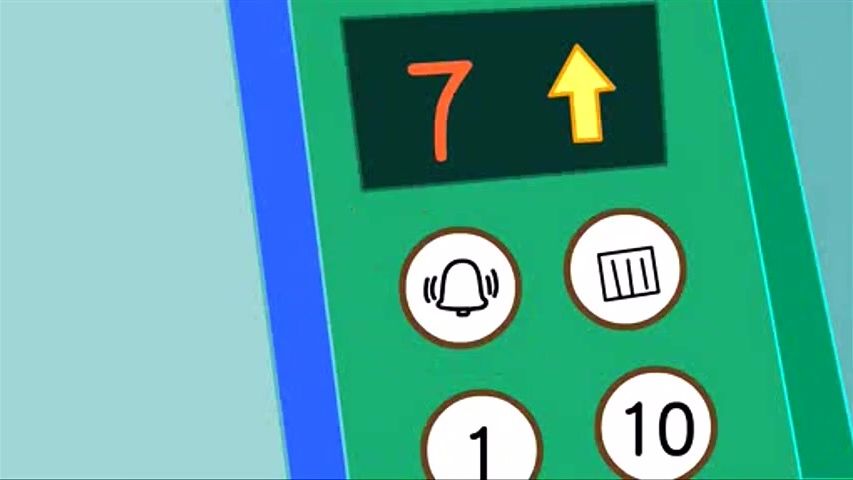 电梯安全动画片