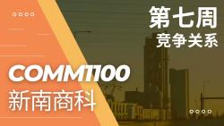 【￥26,000 一门的UNSW商科我免费教你】第七周 竞争关系 - COMM...