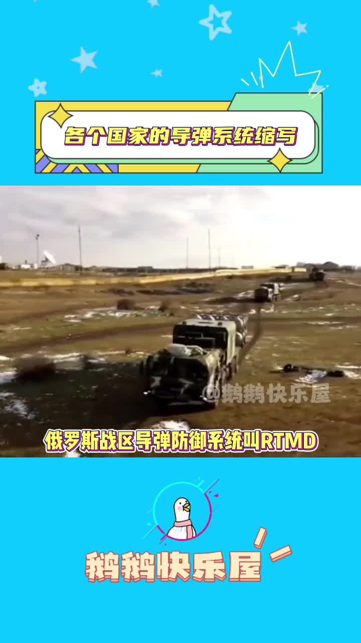 头一次无障碍看懂英文单词#各国导弹防御系统缩写 #英文缩写 #搞笑 #...